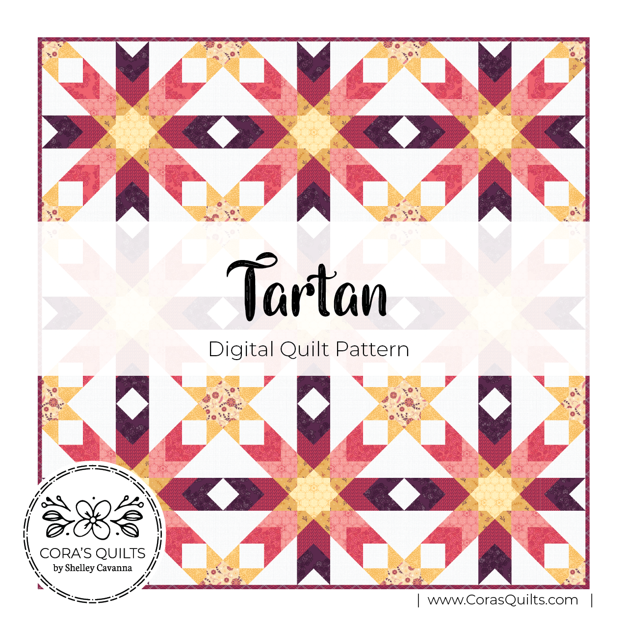 Tartan - Digital Quilt Pattern — Cora's Quilts by Shelley Cavanna