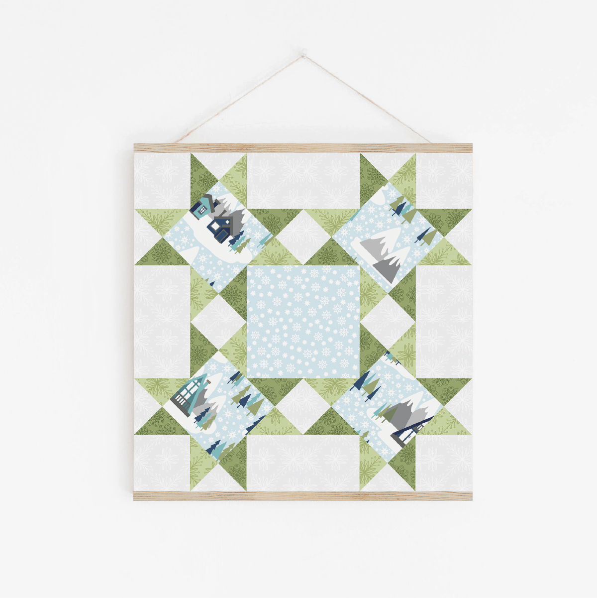 Winter Sky - a free 10" square quilt pattern from Cora's Quilts. — Cora ...