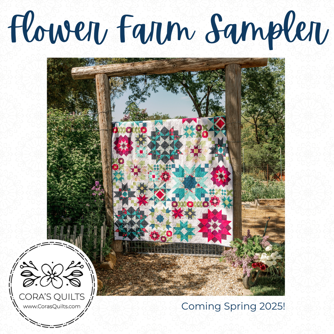 Flower Farm Sampler QAL — Cora's Quilts by Shelley Cavanna