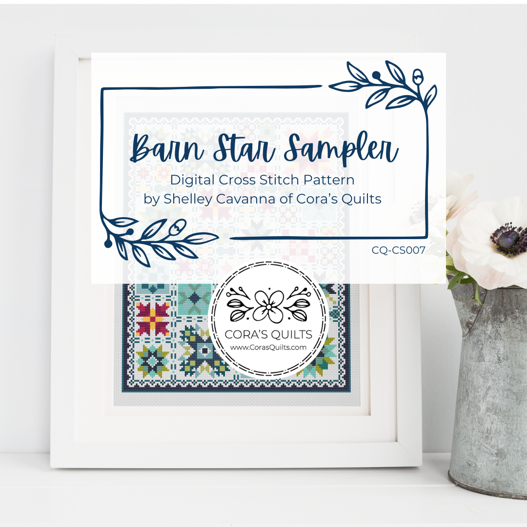 Barn Star Sampler (CQ-CS007) — Cora's Quilts by Shelley Cavanna