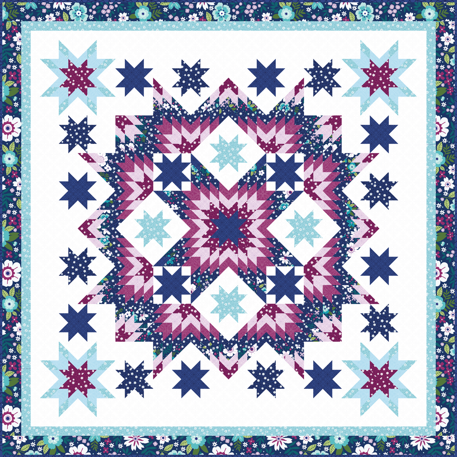 Seaside Garden — Cora's Quilts by Shelley Cavanna