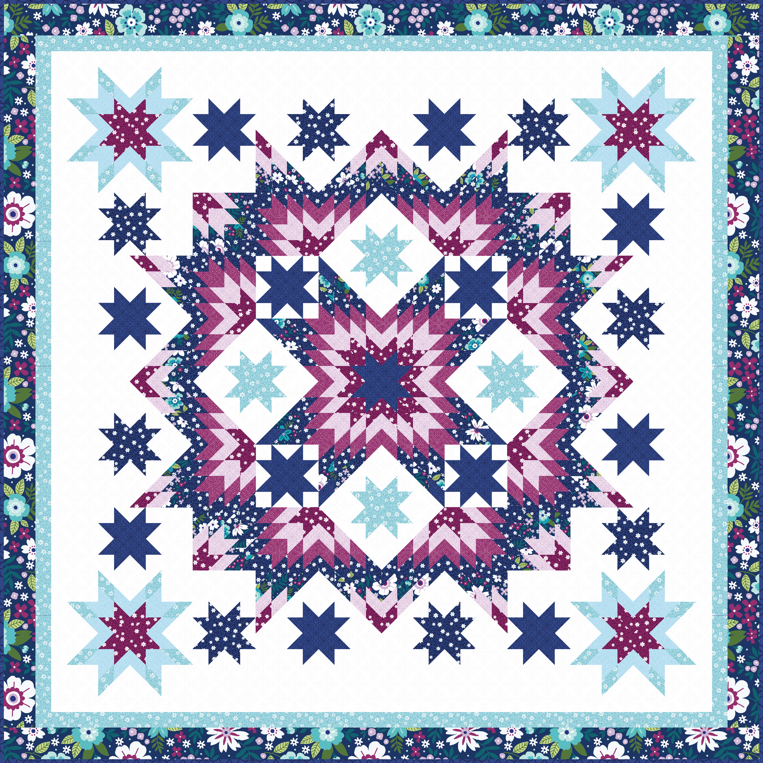 Seaside Garden — Cora's Quilts by Shelley Cavanna