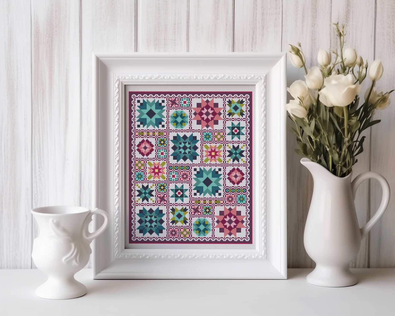 Flower Farm Sampler by Shelley Cavanna — Cora's Quilts by Shelley Cavanna