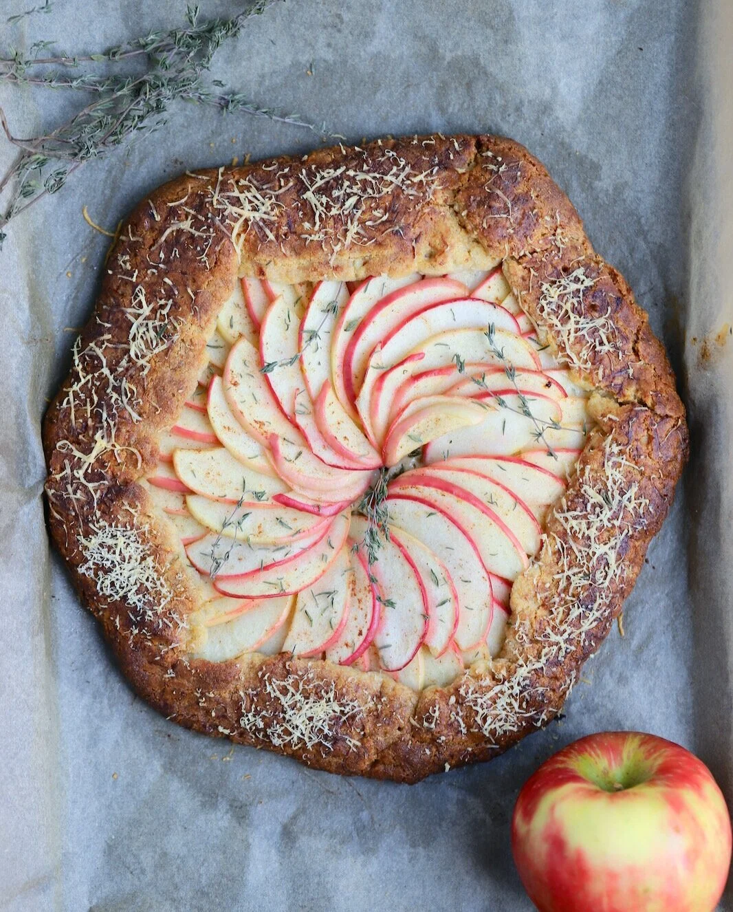 Apple Gouda Galette — Alyse's Gut Cooking