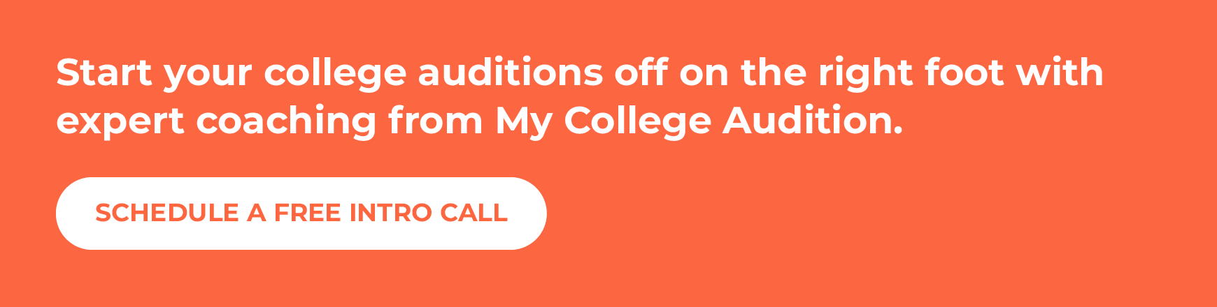 The Musical Theater Common Prescreen: What You Need to Know — My ...