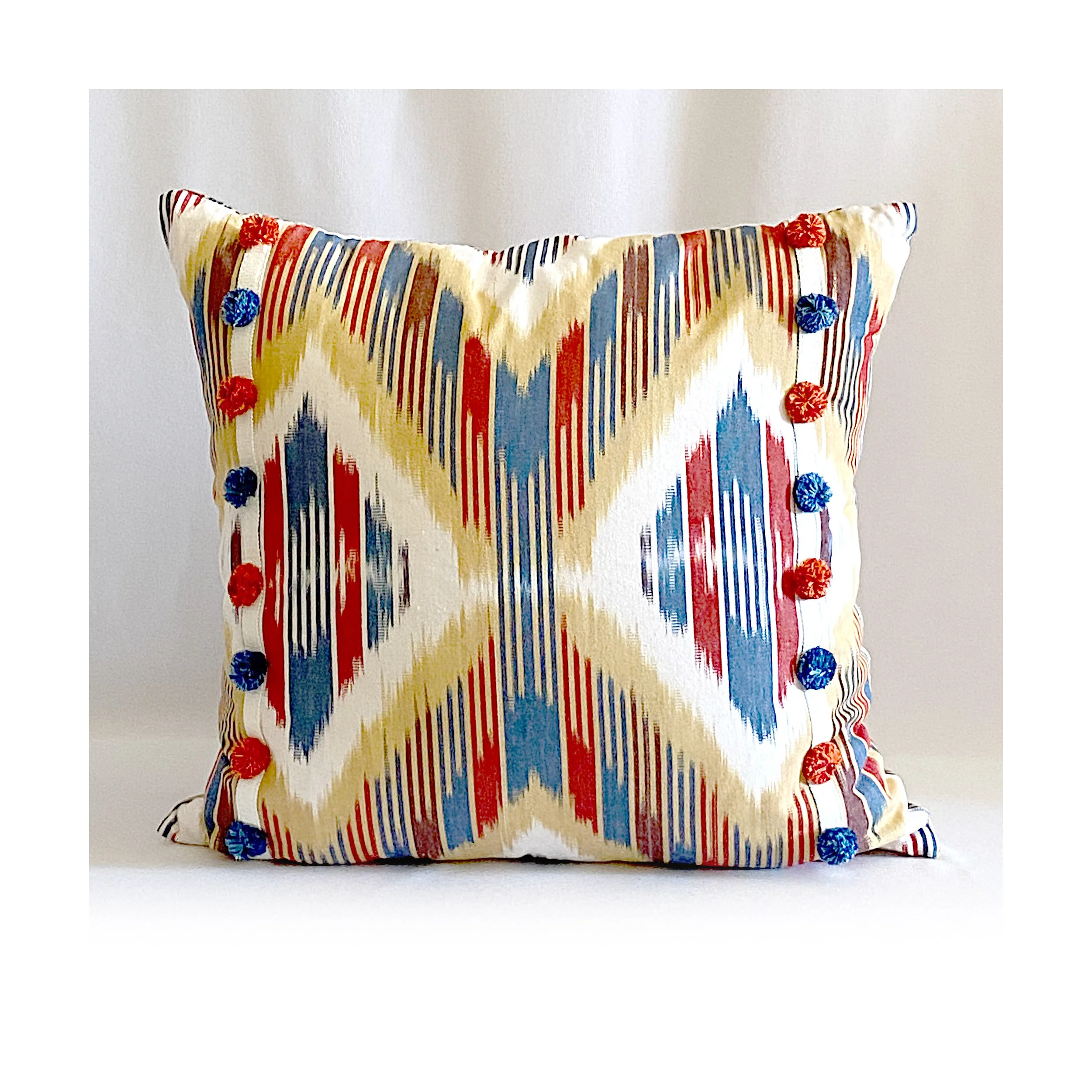 The Ebony silk velvet ikat — Unexpected Designs