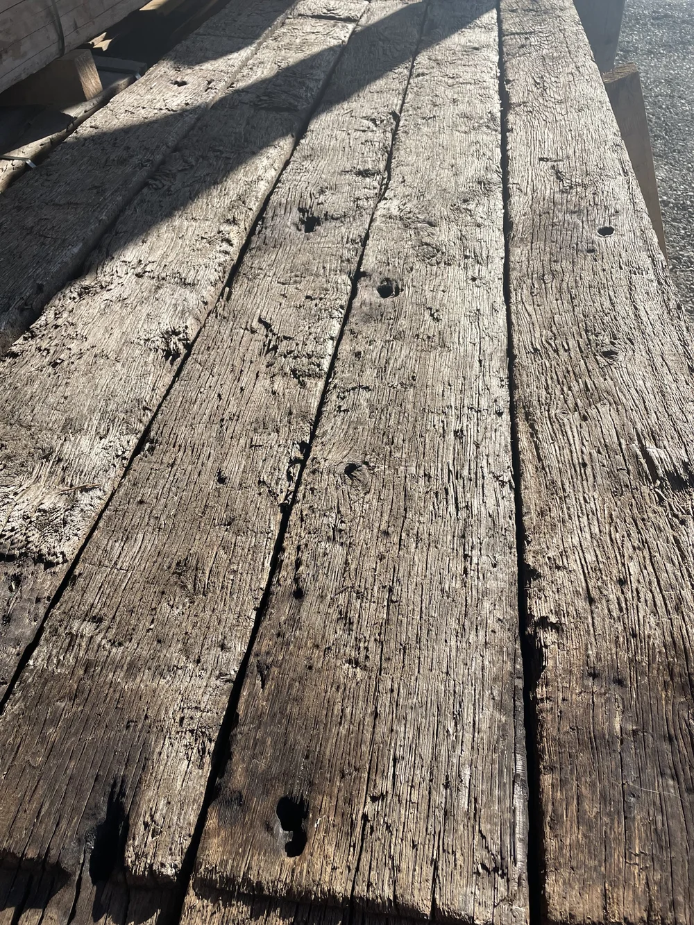 Reclaimed Vintage European Oak, 300 year old Barn Timber — Hardwood ...