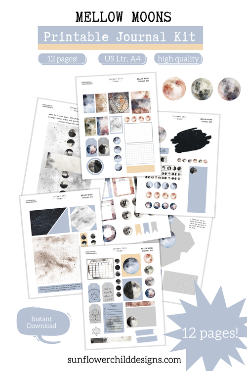 Undated Moon Planners for Any Year! — Sunflower Child Designs
