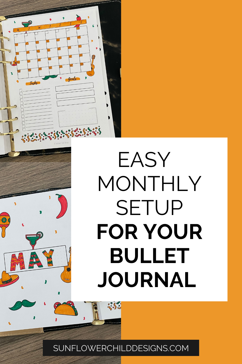 May Bullet Journal Ideas FOR BUSY MOMS — Sunflower Child Designs