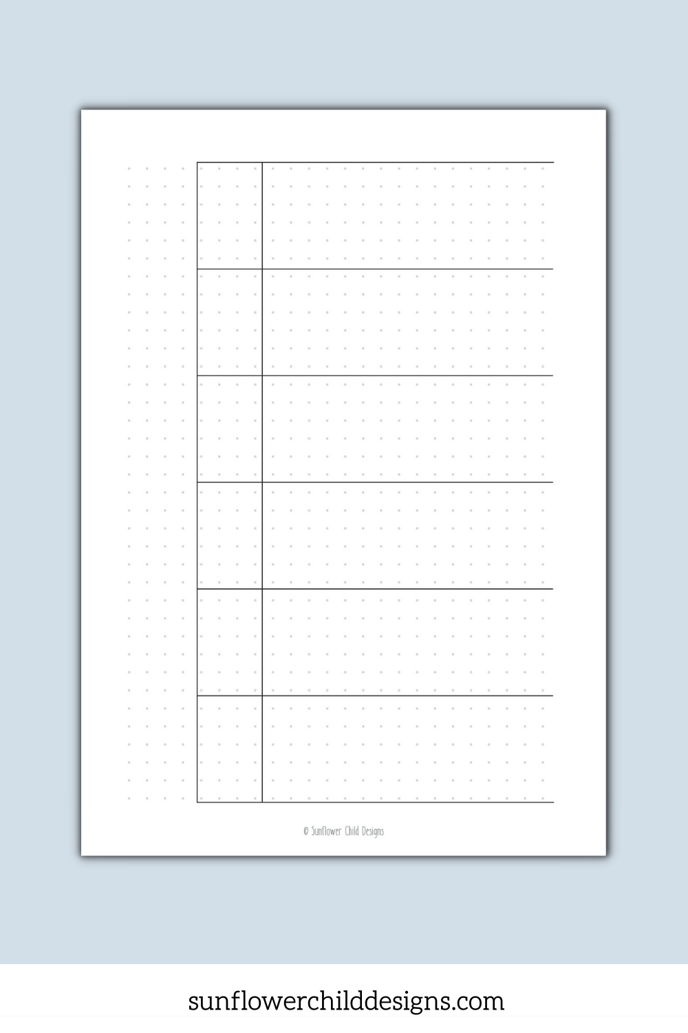 Monthly Recap Bullet Journal Printable Pages - dot grid - Headings ...
