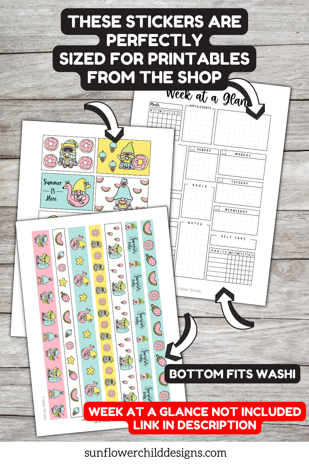 Thanksgiving Gnomes Stickers Printable — Sunflower Child Designs