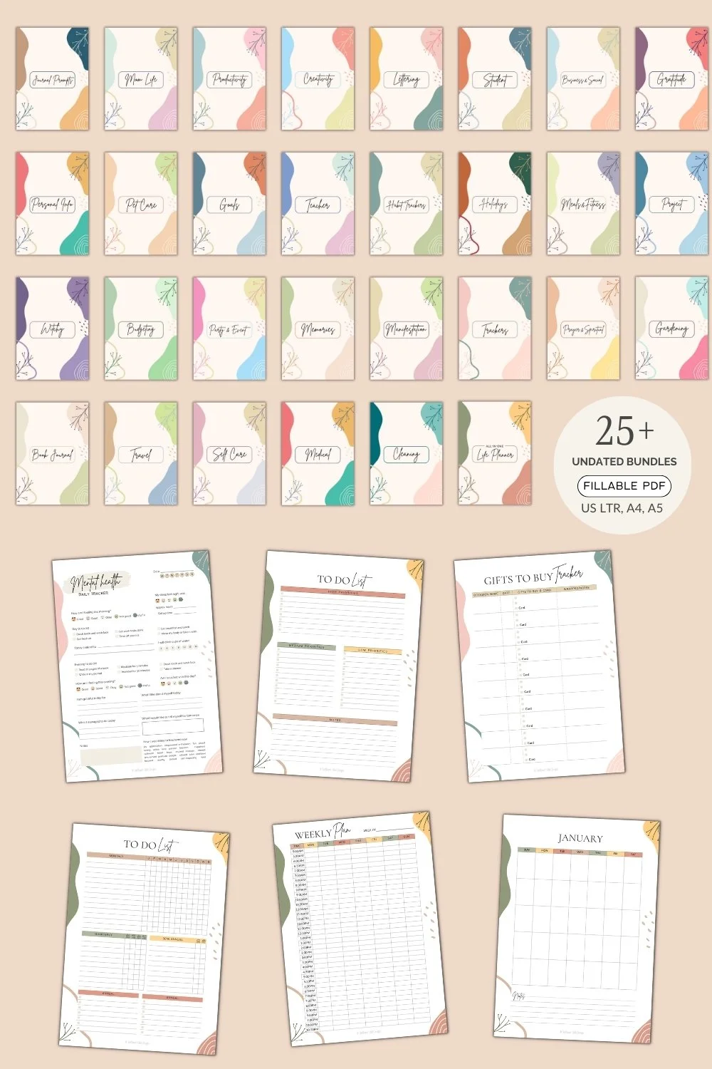 Customizable Finance Planner: For Budgeting, Saving and Paying off Debt ...