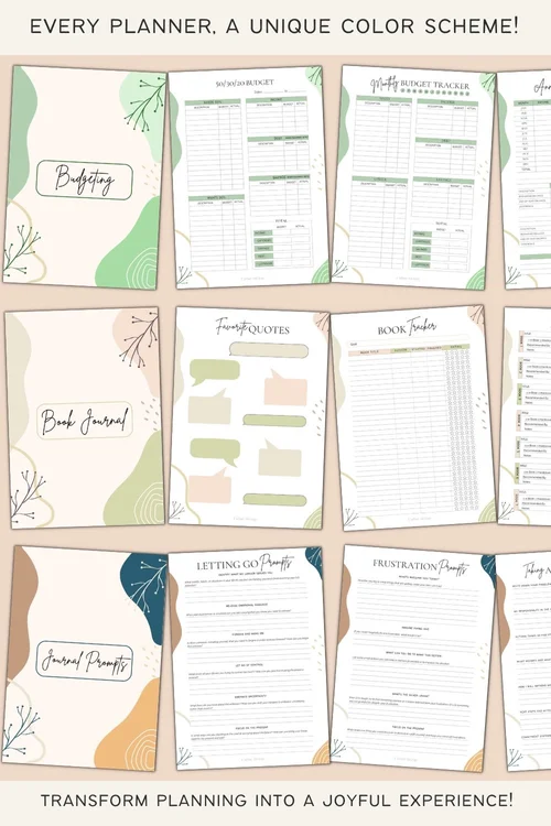 Customizable Finance Planner: For Budgeting, Saving and Paying off Debt ...