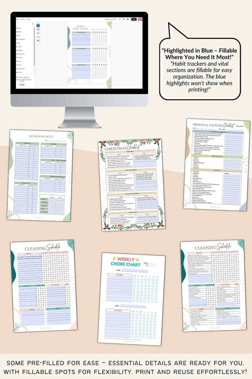 Customizable Finance Planner: For Budgeting, Saving and Paying off Debt ...