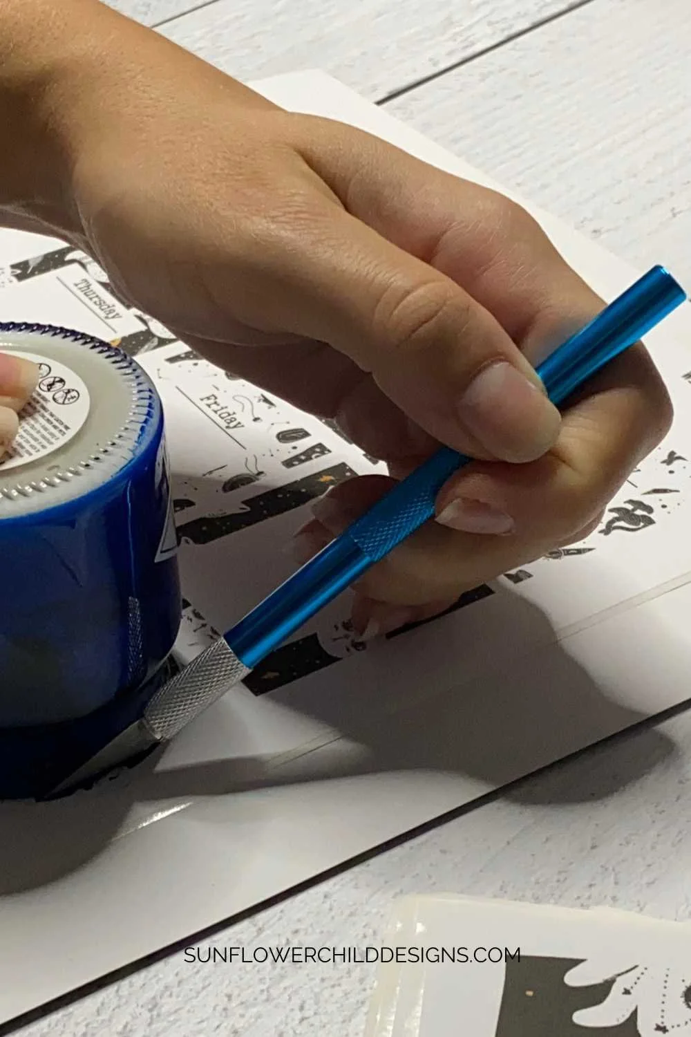 How to Kiss Cut Stickers Without a Machine! — Sunflower Child Designs