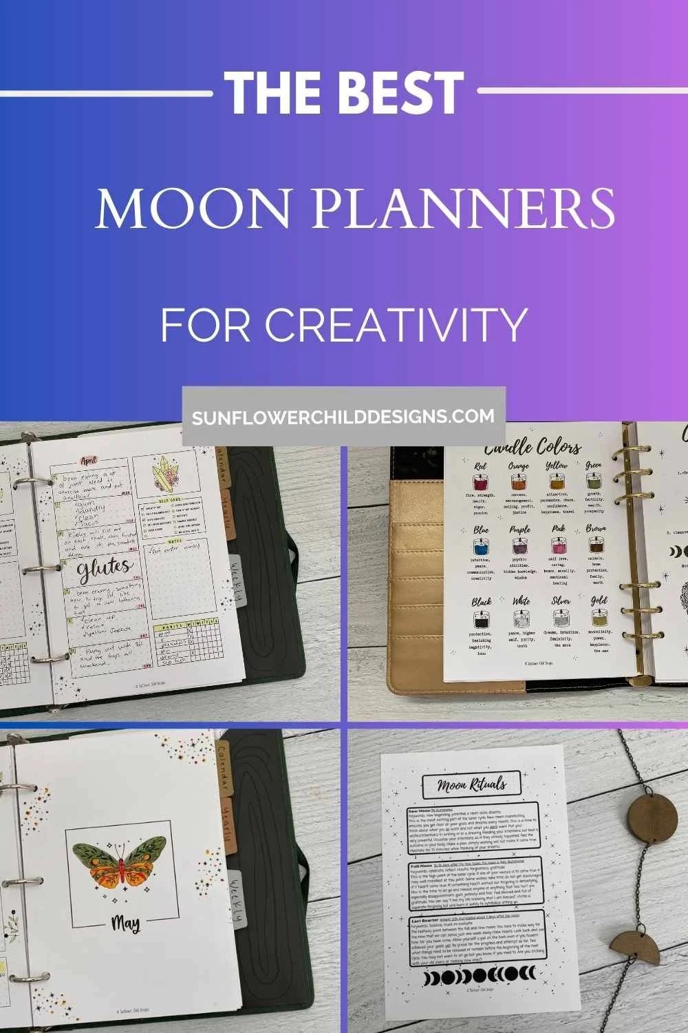 Undated Moon Planners for Any Year! — Sunflower Child Designs