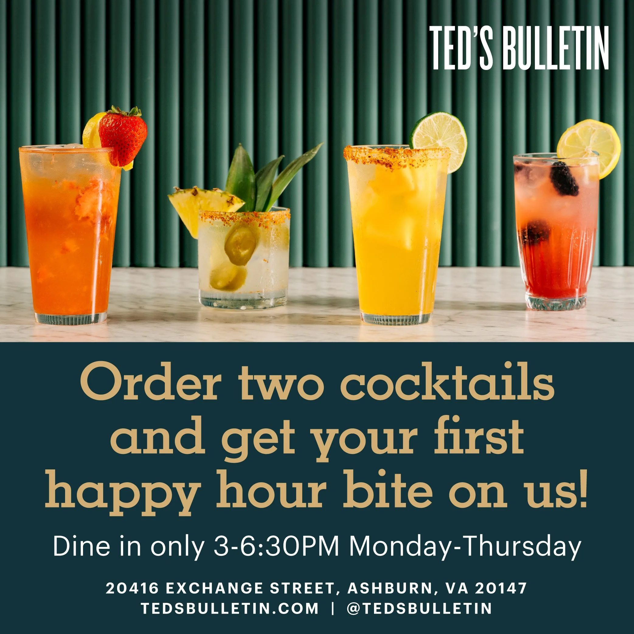 Ted's Bulletin: Happy Hour Bite! — One Loudoun