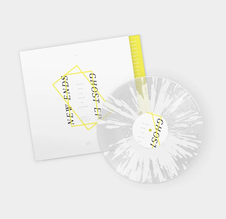 Vinyl Record Color Splatter PSD Mockup [Free Template]