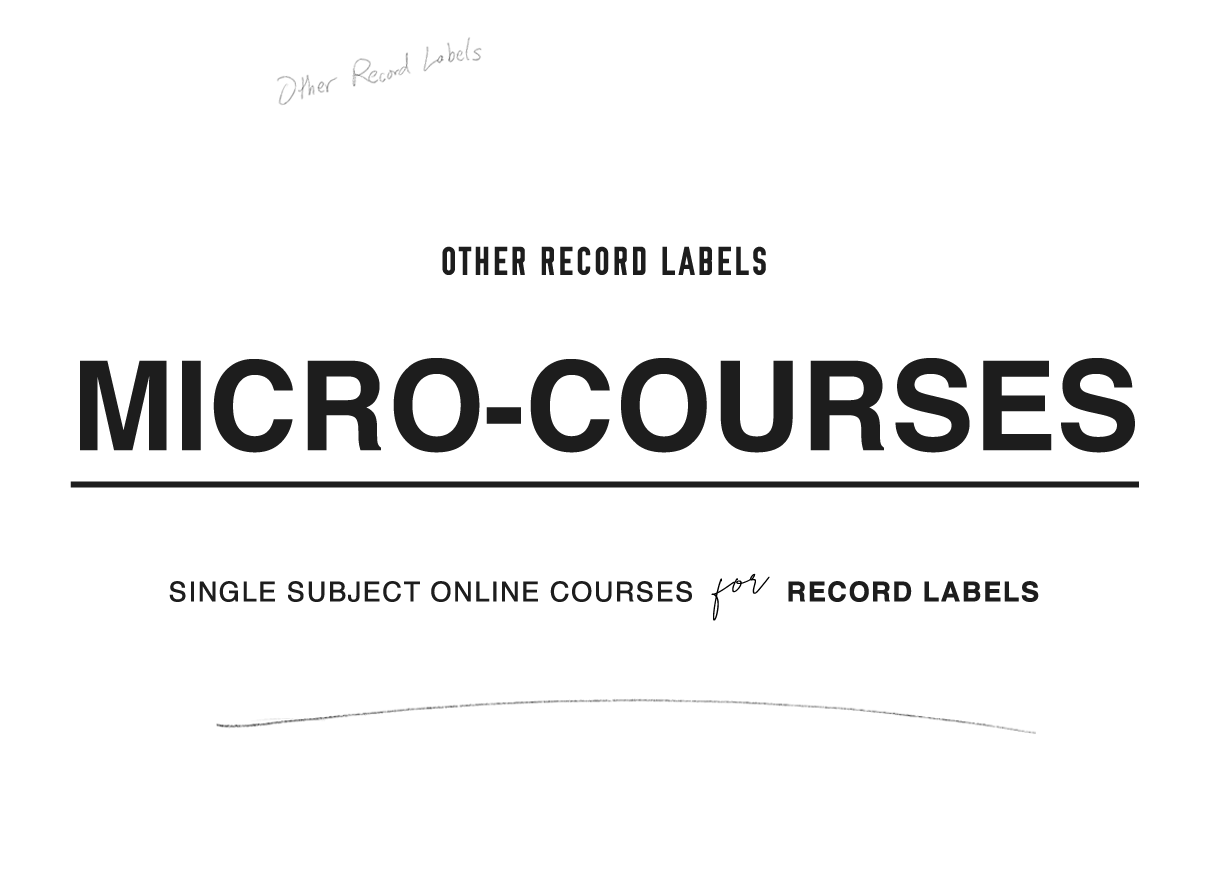 Courses - Advanced Resources for Record Labels