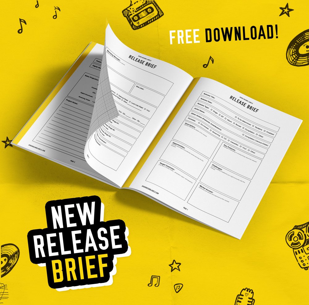 New Release Brief for Record Labels - (Free Template)