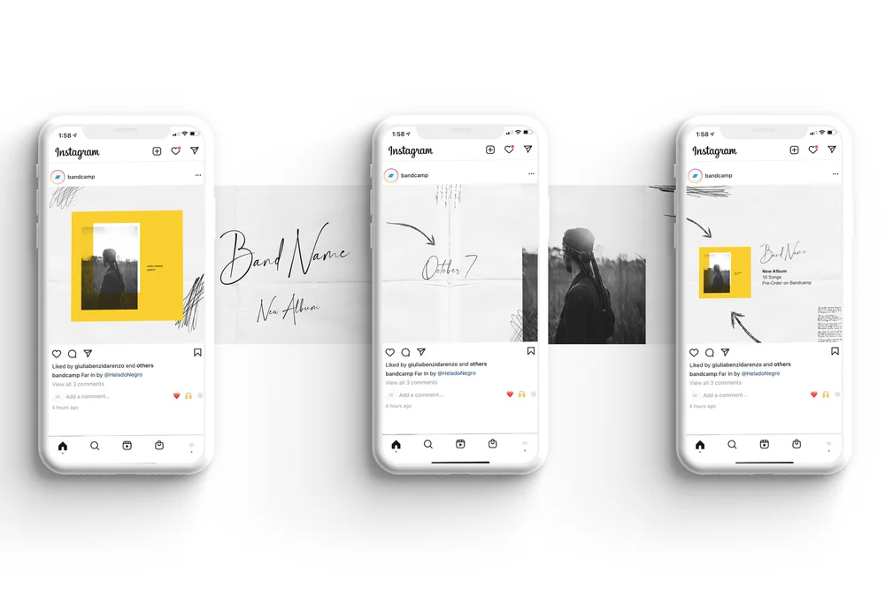 Social Media Templates for Musicians and Record Labels | 2021 [Free ...