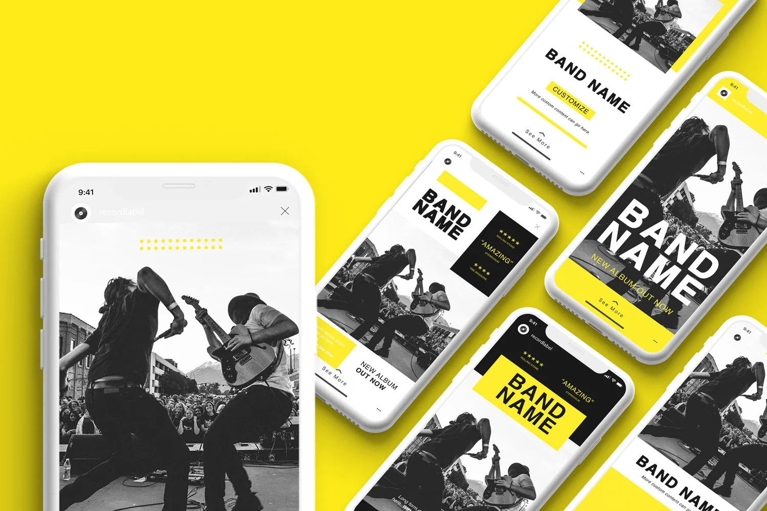 Social Media Templates for Musicians and Record Labels | 2021 [Free ...