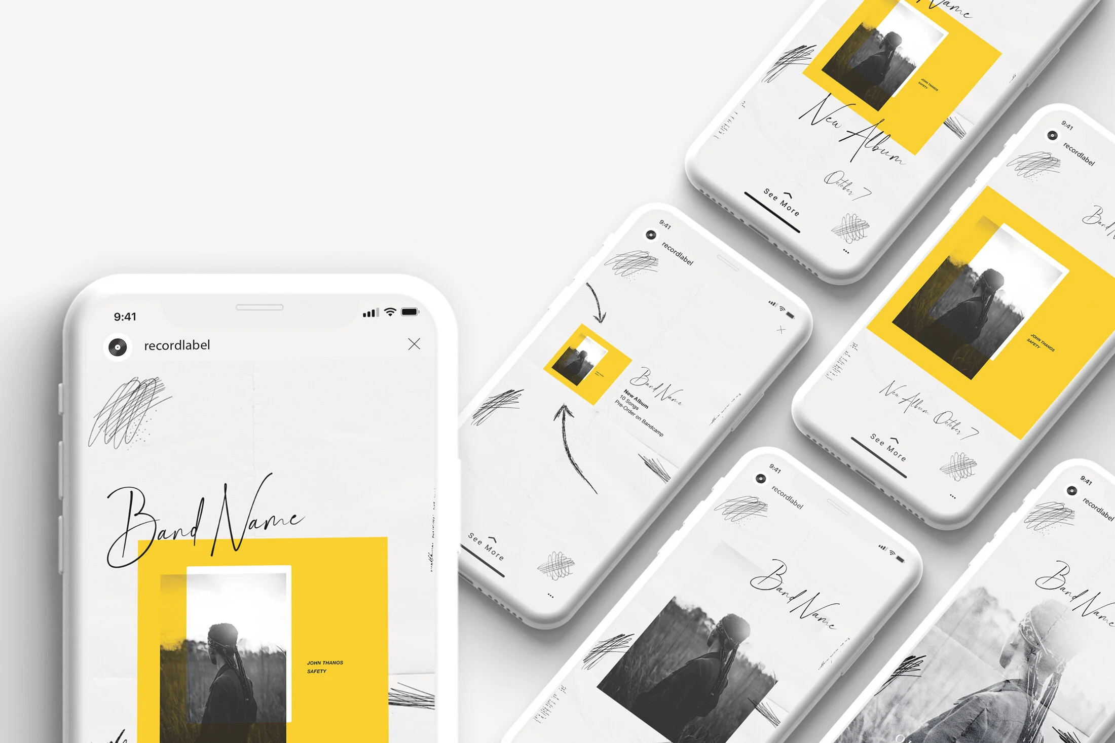 Social Media Templates for Musicians and Record Labels | 2021 [Free ...