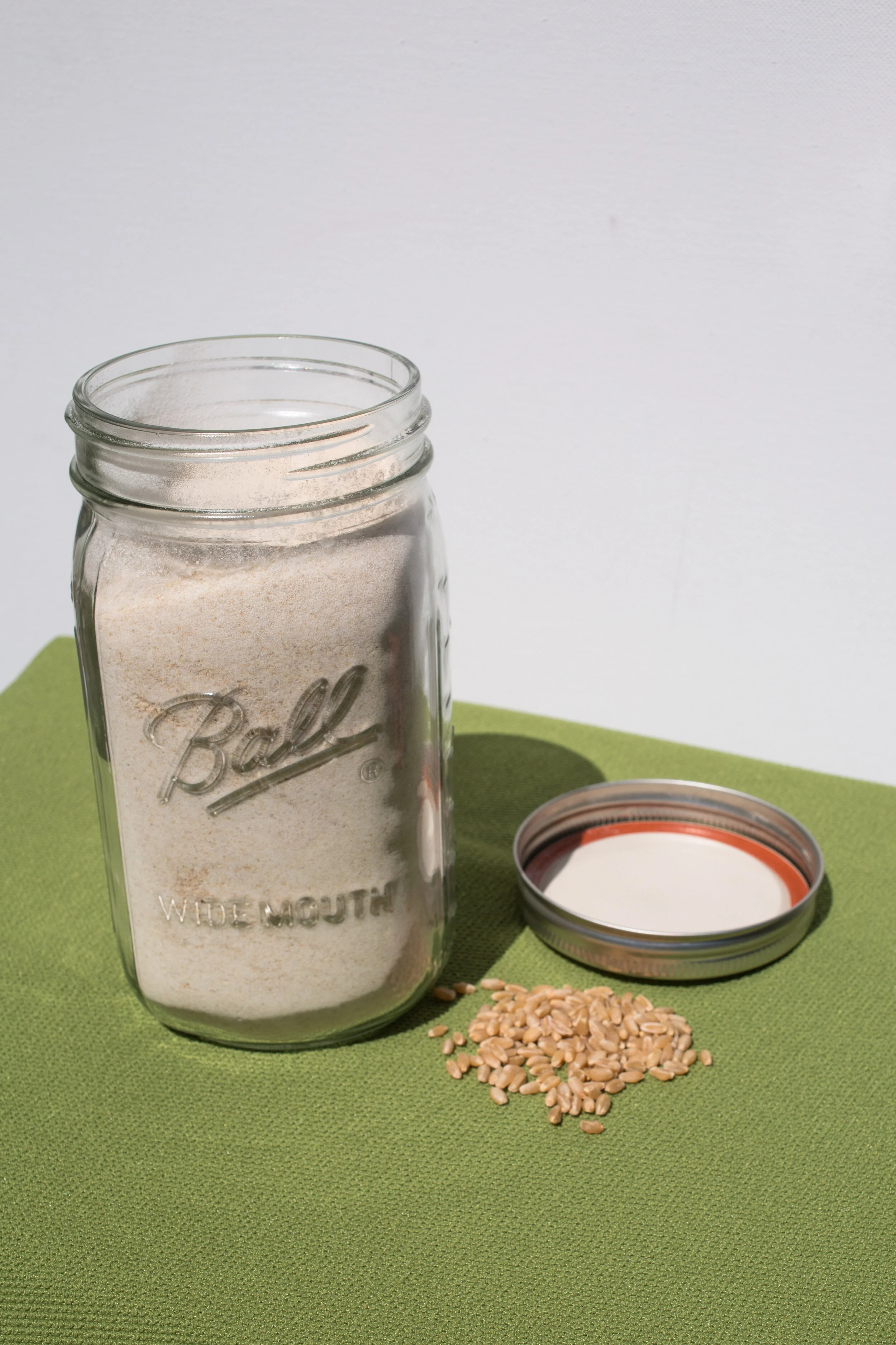 Freshly Ground Whole Wheat Flour (Hard White Spring Berries) — Just Toledo