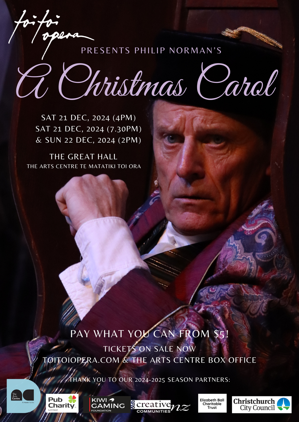 A Christmas Carol - 2024 — Toi Toi Opera