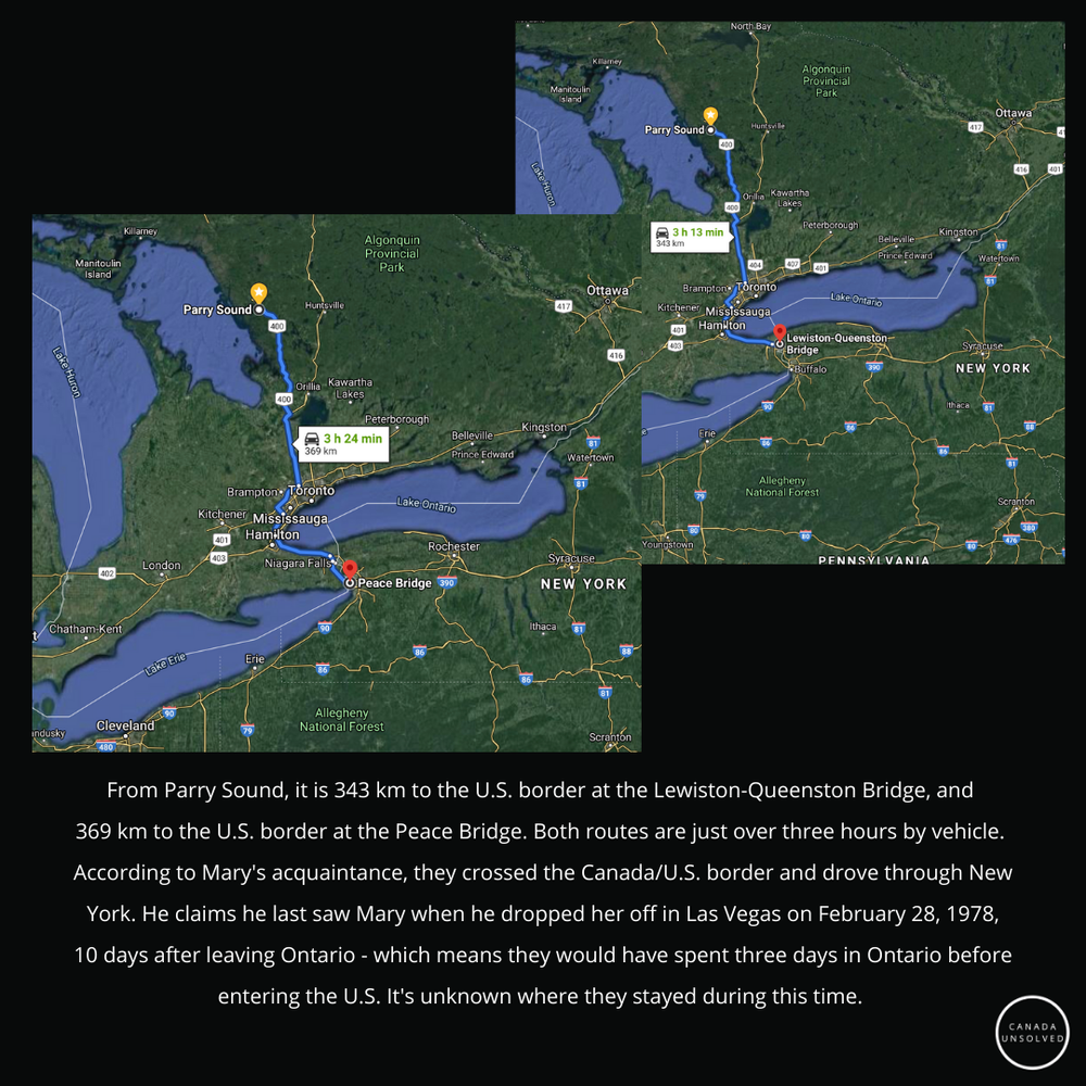 MISSING: Mary Frances Gregory - 02/15/78 - Parry Sound, ON — CANADA ...