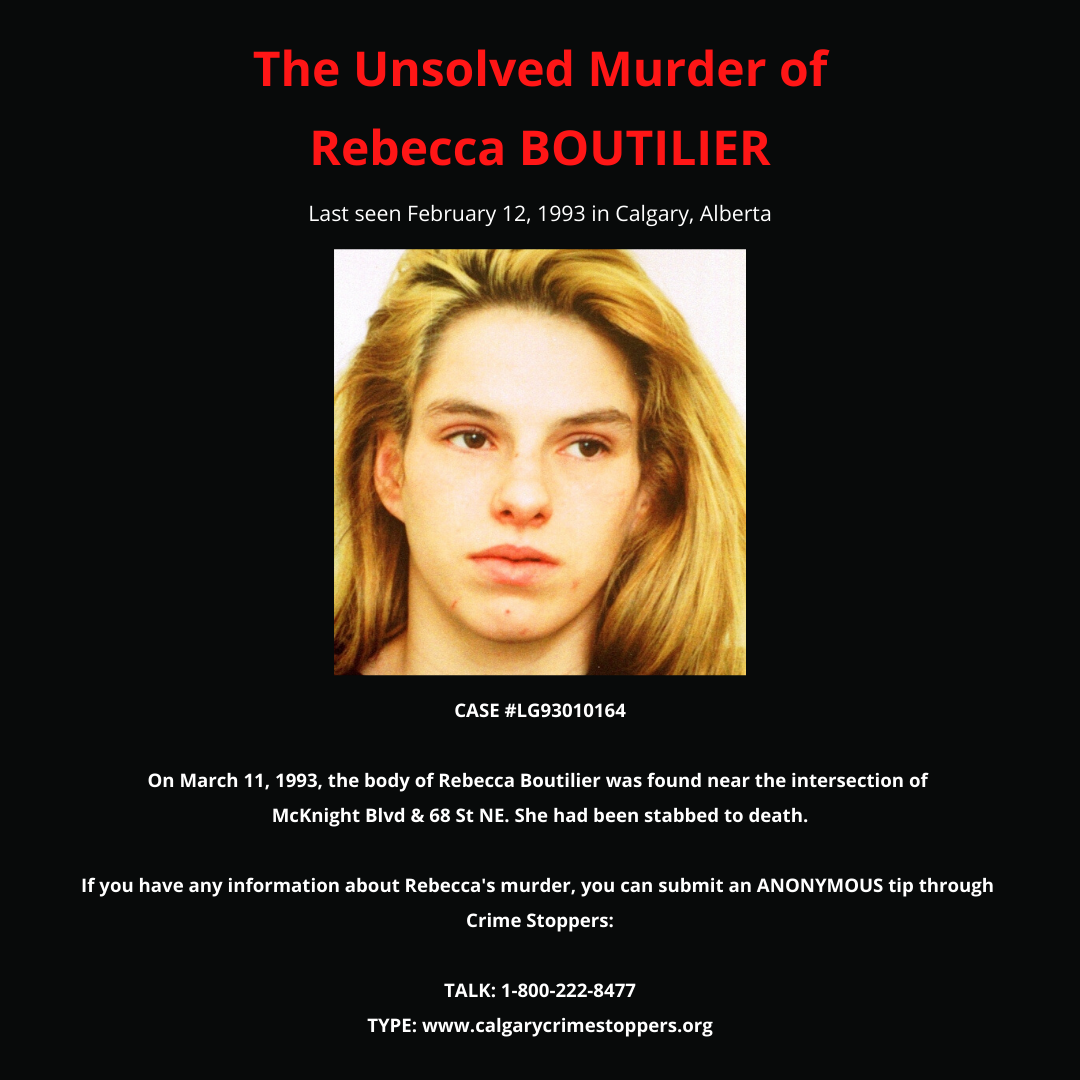 UNSOLVED: The Calgary Serial Killer Pt. 2 - Rebecca Boutilier — CANADA ...