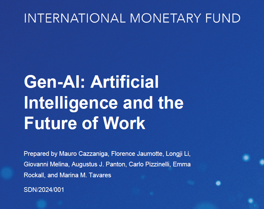 ᐅ Transforming the Future of Work | Navigating the Impact of Artificial Intelligence - IMF ...