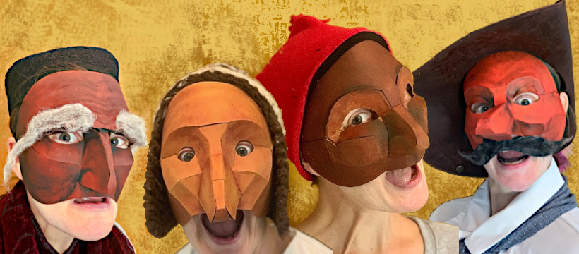 Buy Commedia dell'Arte Masks in Latex or Cardboard — Learning Through ...