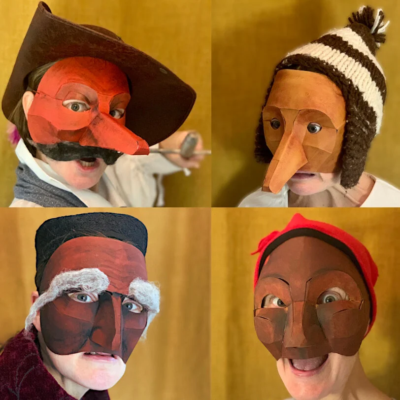 Online Making & Using Commedia dell'Arte Masks — Learning Through Theatre