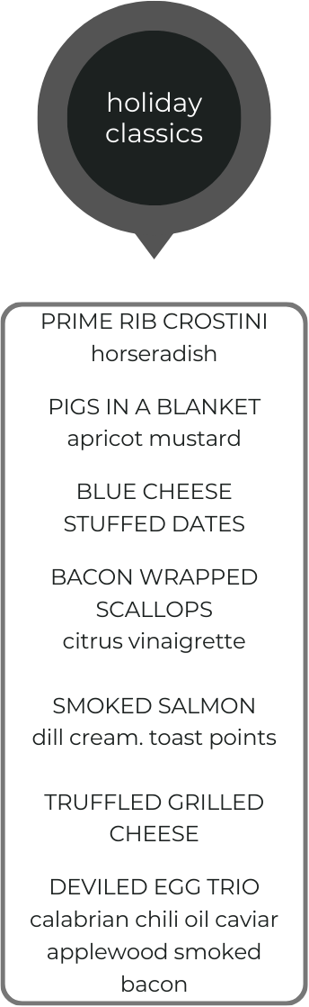 Our Menu — Catering by TFRC