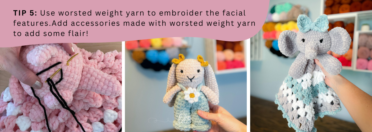 5 Tips for Crocheting with Plush Yarn — Loopsy Daisy Crafts + Designs ...