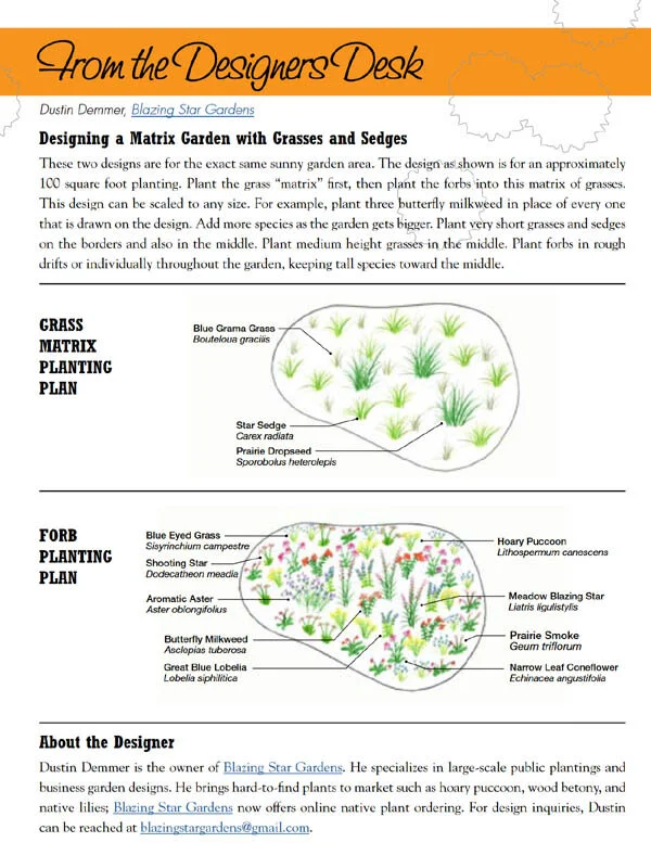 Free Pollinator Garden Designs — Blazing Star Gardens