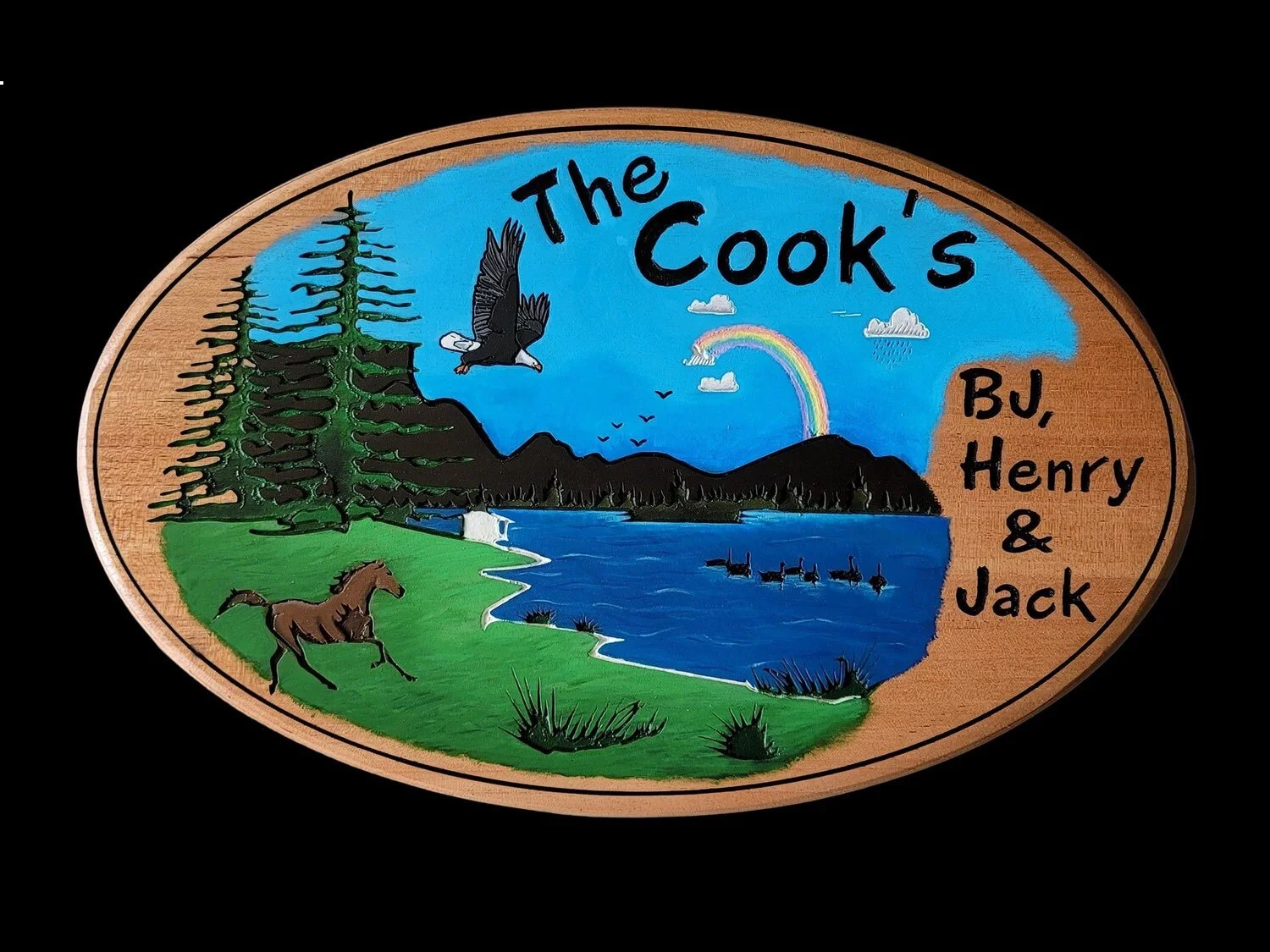 Custom Wood Sign Gallery - Watson's Wooden Words