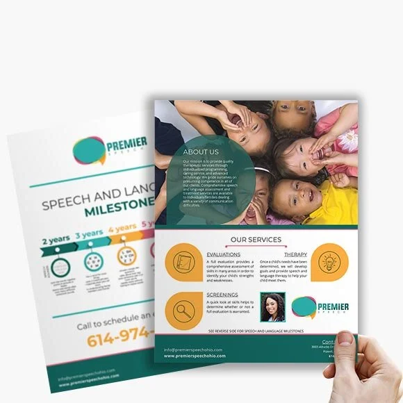 Customized Private Practice Trifold Brochures — Therapy Marketing Kit