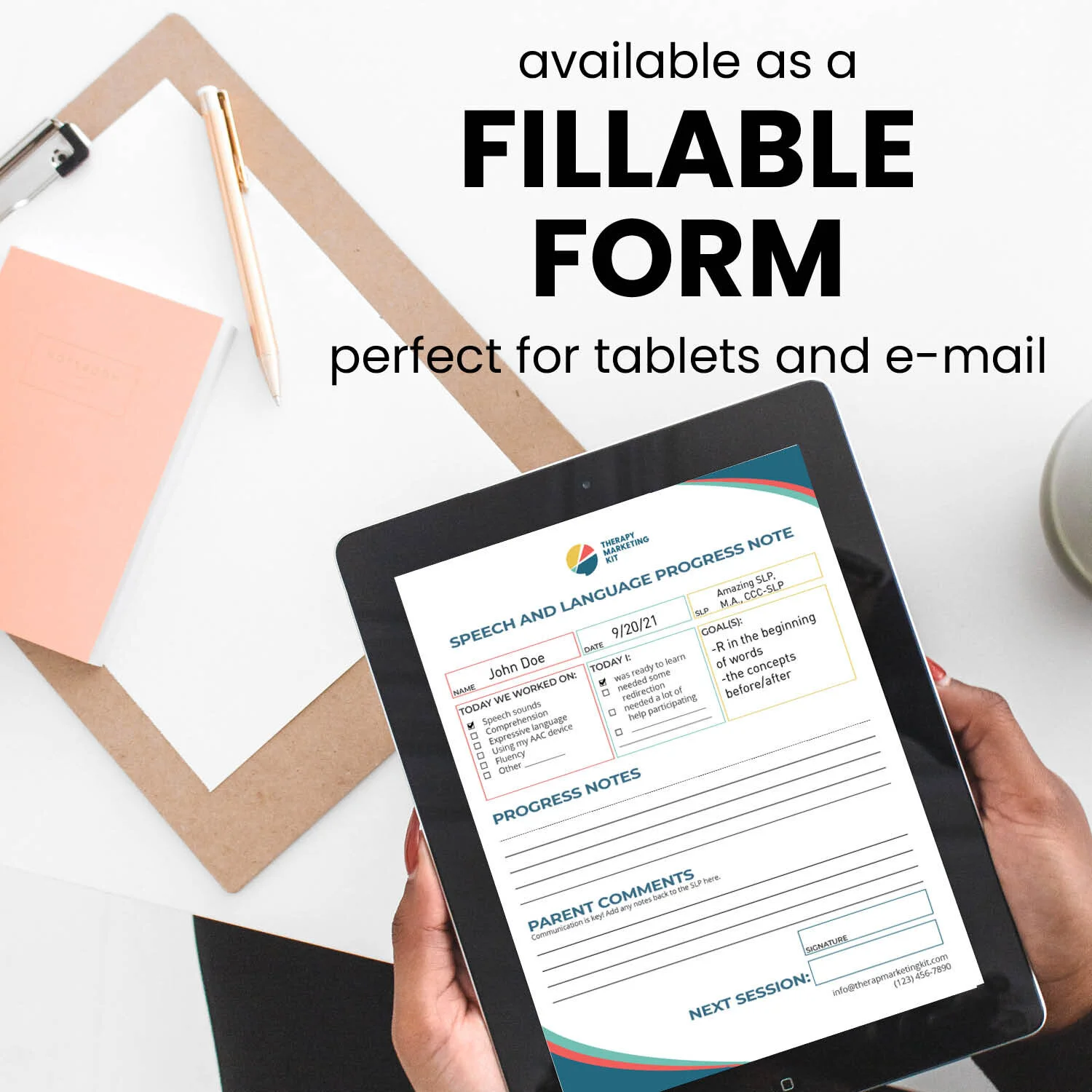 Customized Private Practice Trifold Brochures — Therapy Marketing Kit