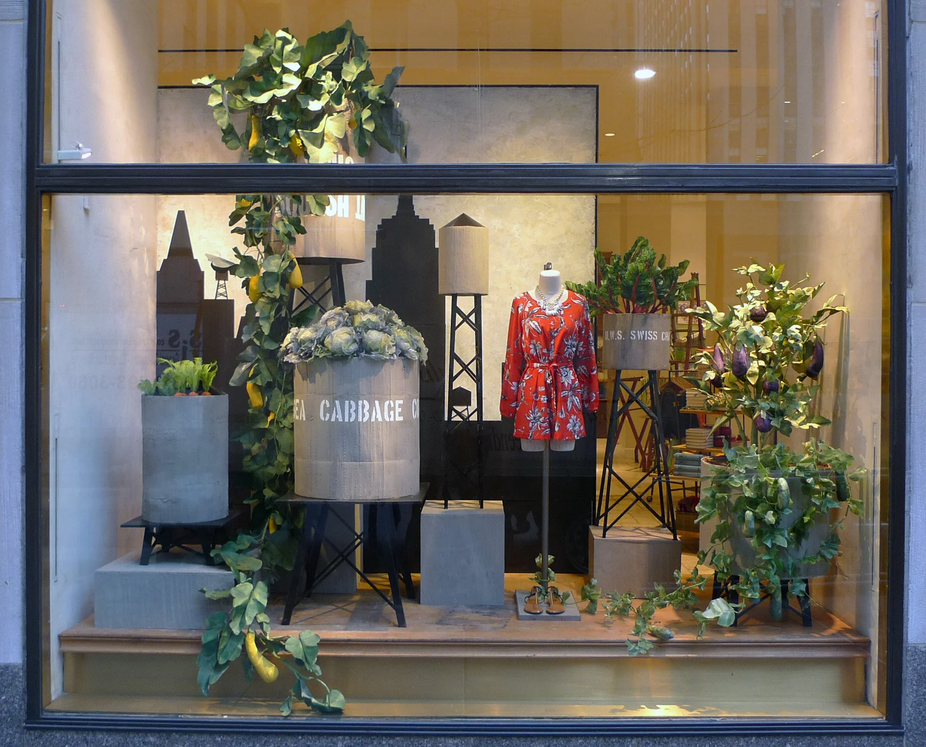 Anthropologie Window Displays Earth Day