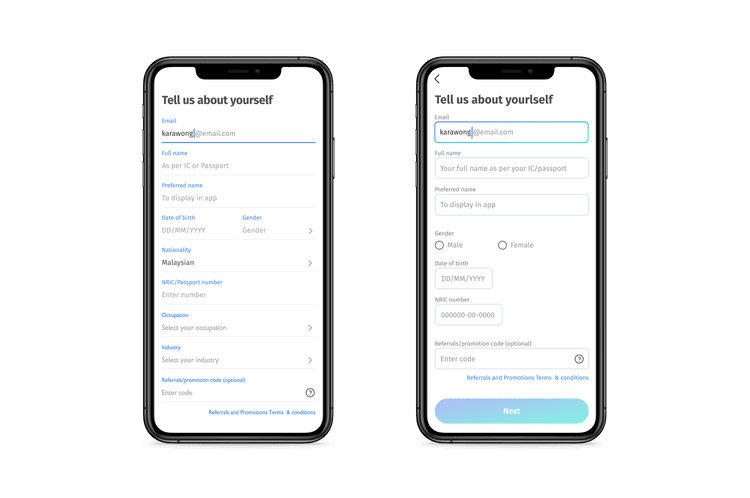 Input Fields Redesign — Alex Dal Pizzol