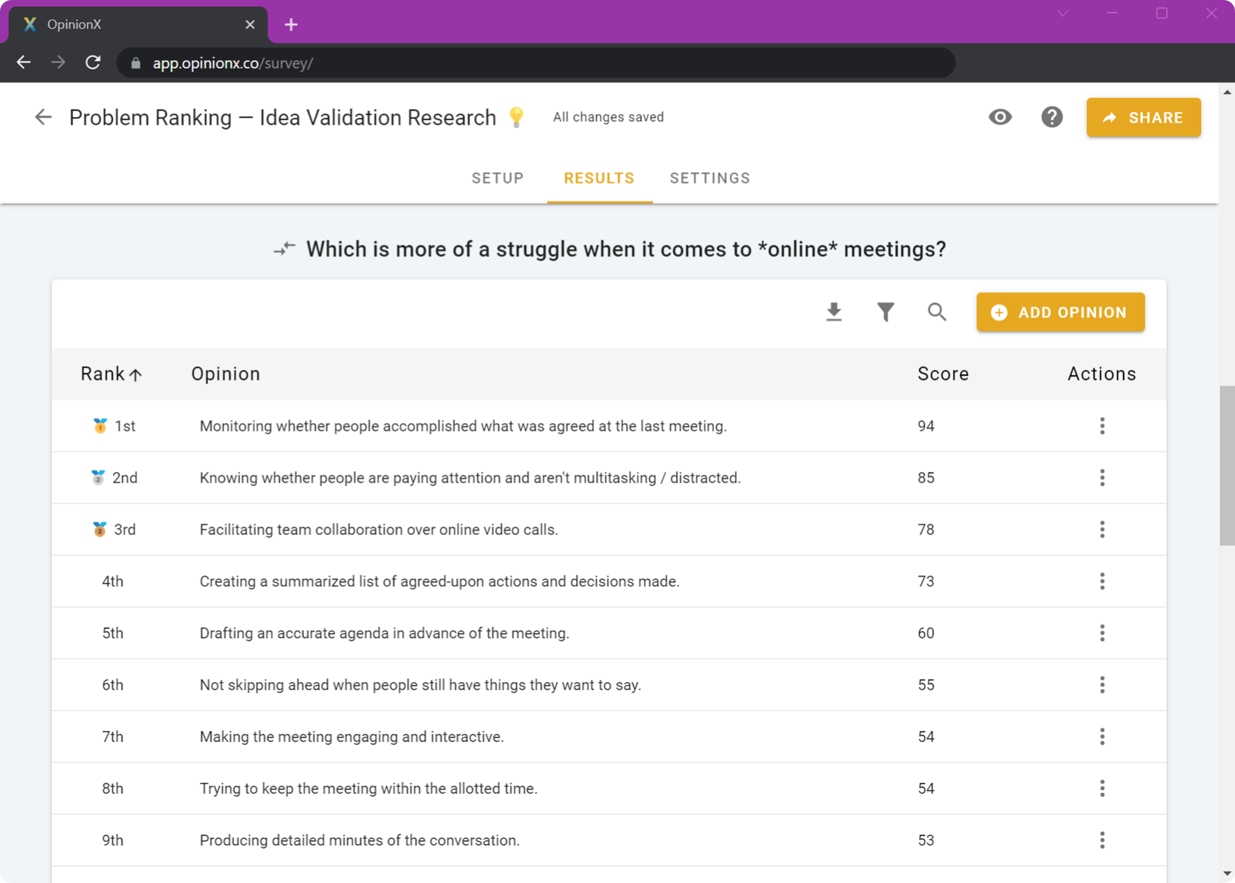 Pairwise Comparison (Explanation, Methods, Examples, Tools) // OpinionX ...