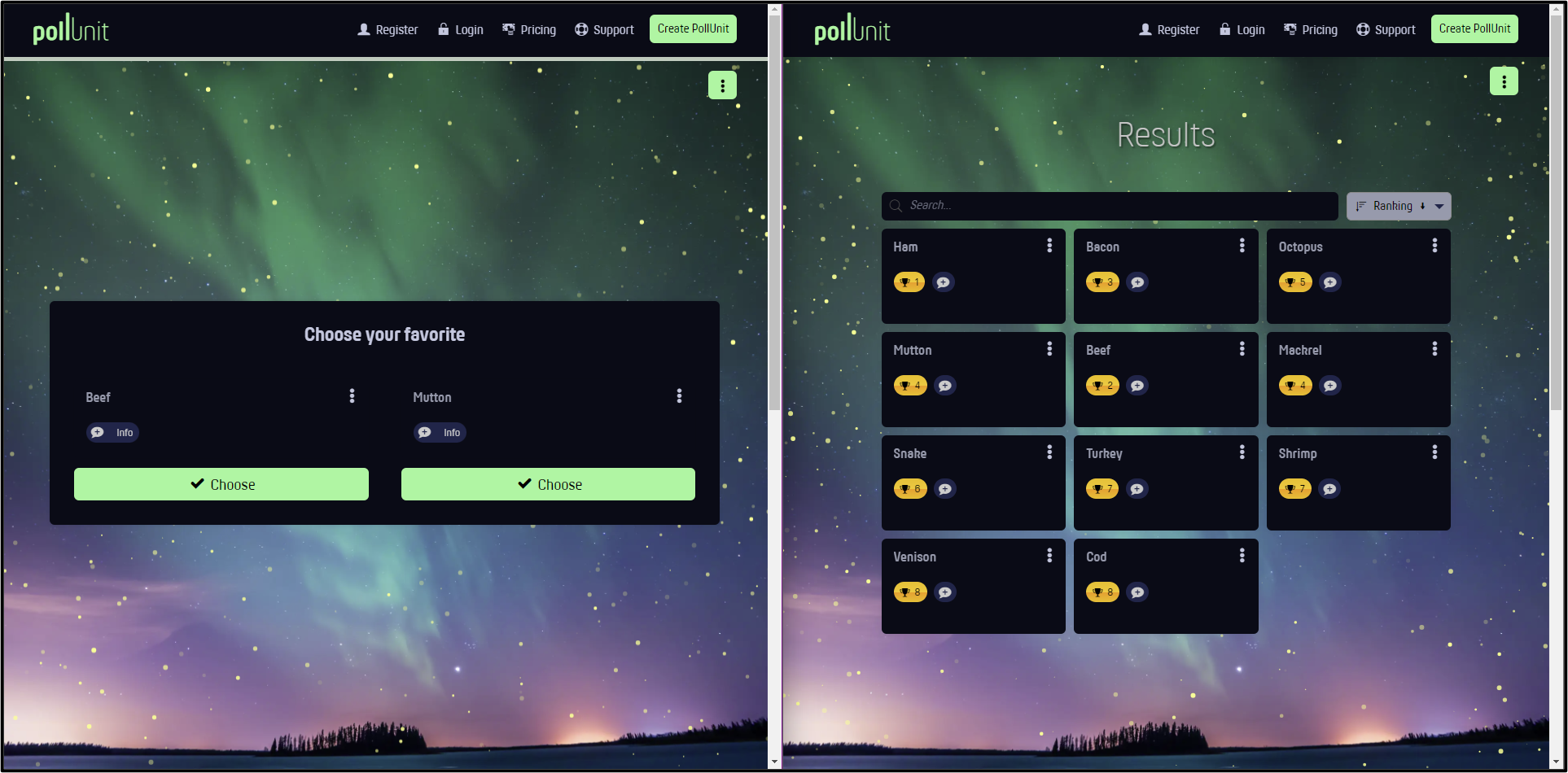 Pairwise Ranking (Tools, Examples, Methods) // OpinionX — Free Stack ...