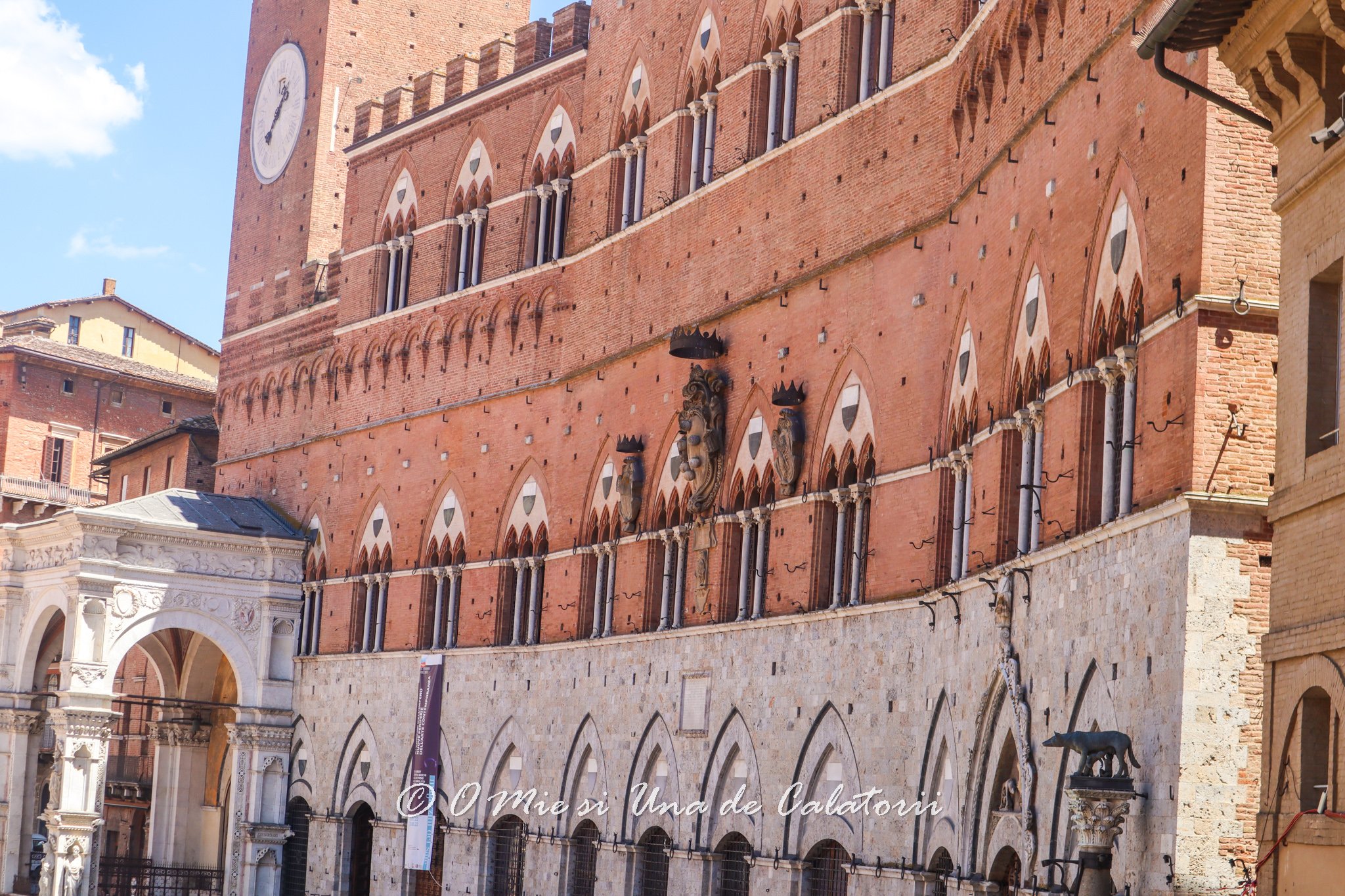 Siena, unul dintre cele mai frumoase orase medievale din Toscana ...