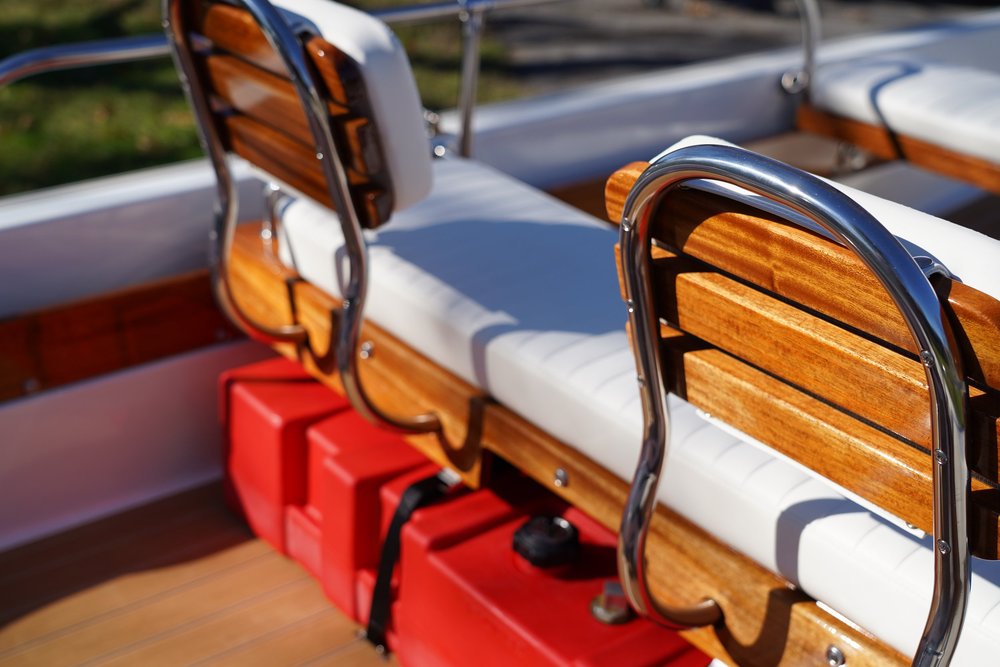 "Tannler" - 1983 Boston Whaler 15' Custom - Side Console — FassēCo