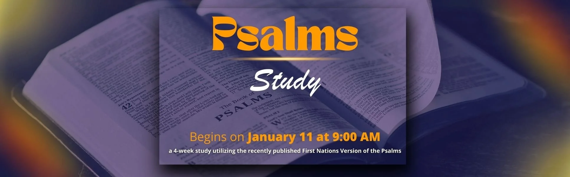 Psalms Study — St. Paul's UCC