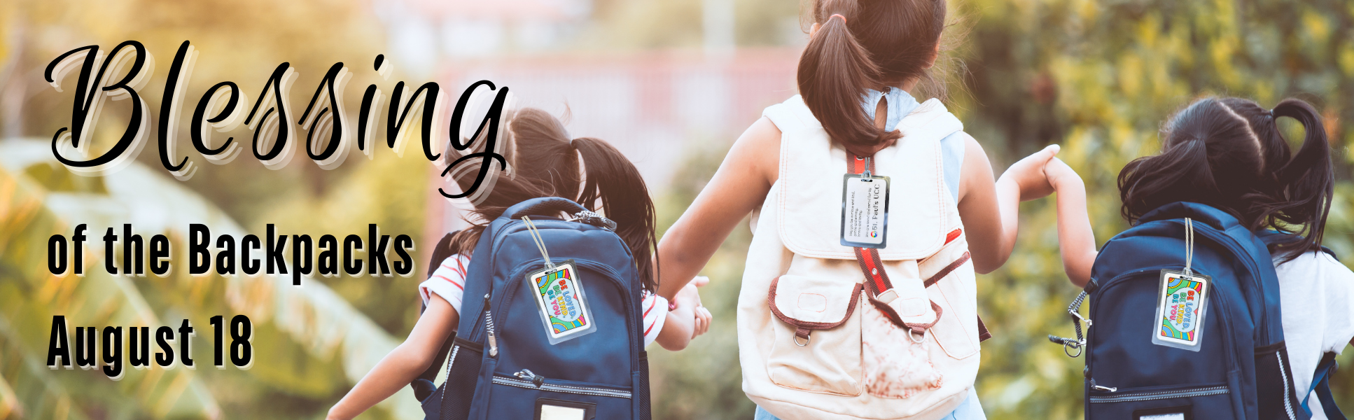 Blessing of the Backpacks — St. Paul's UCC