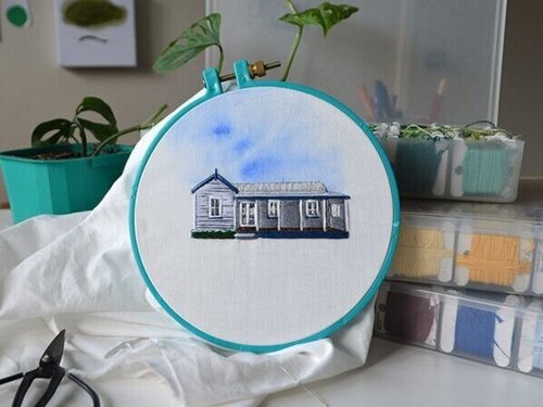 Stitched homes — Natalie Blackwood