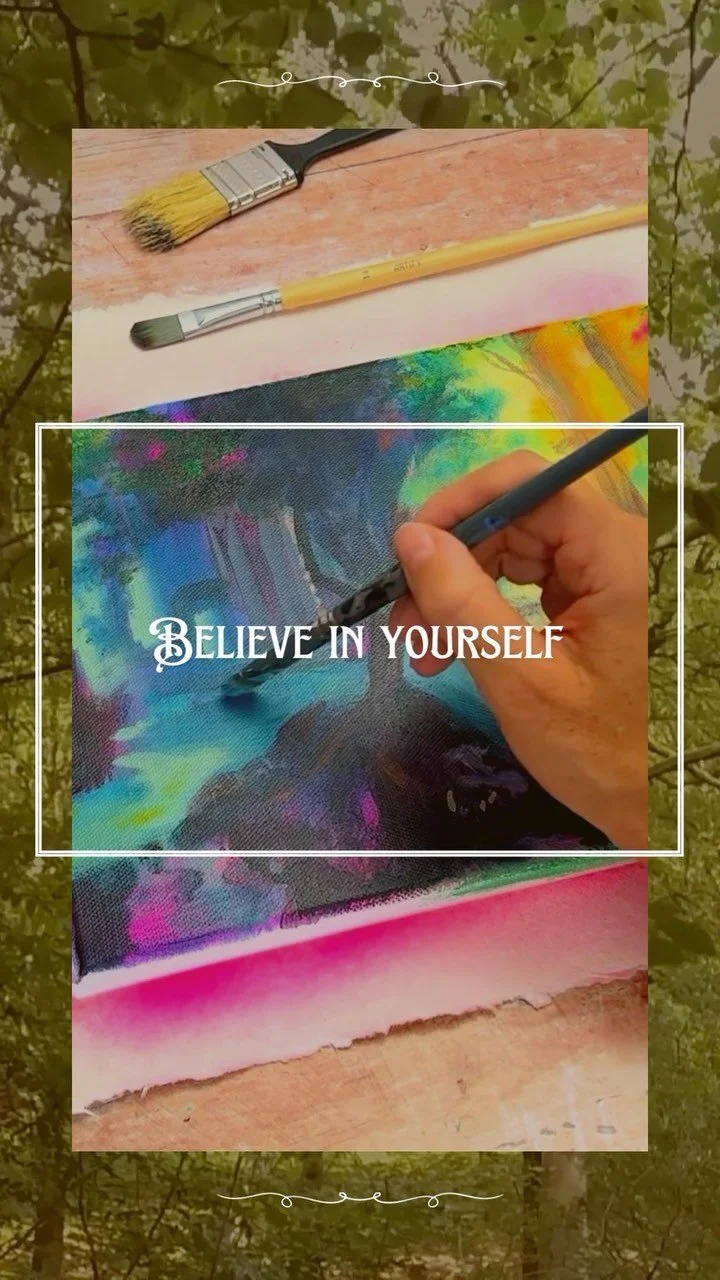 Hannah Miller Artist | mixed media artist in abstract realism